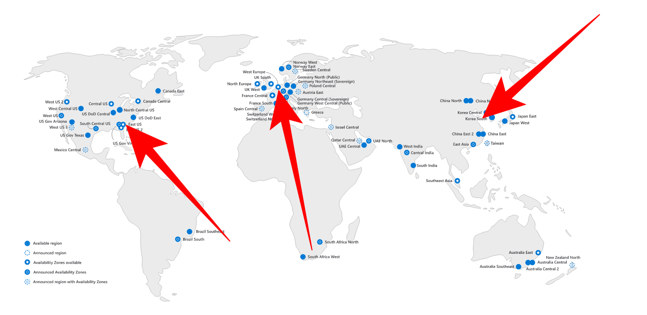 Microsoft Azure 기술 게시판 | Map The Cloud